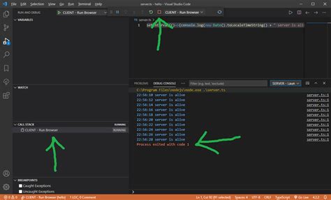 Cordova Client Node Server Debugging Debugger Is Mixed Up Issue Microsoft Vscode