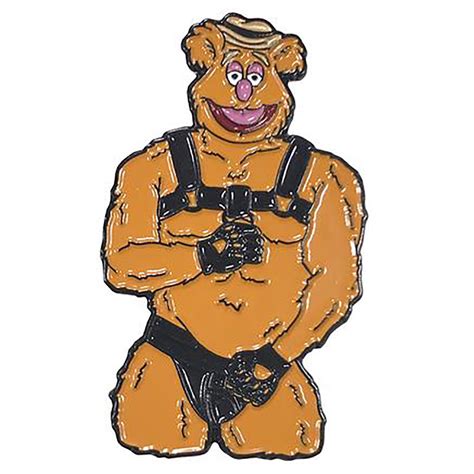 Geeky And Kinky Fozzie Leather Pin
