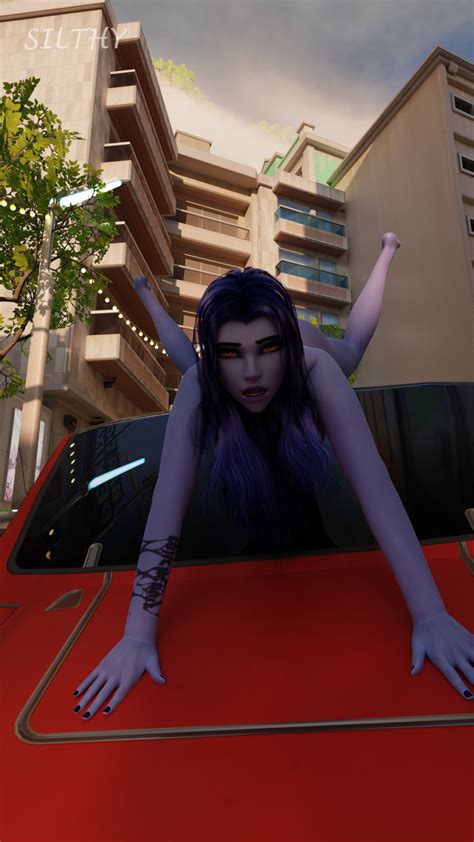 Rule 34 3d Ass Blue Body Blue Hair Blue Skin City Background Couch