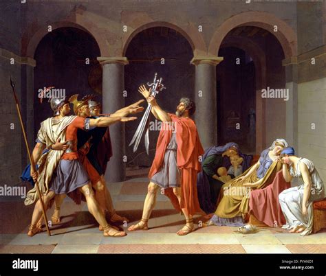 Oath Of The Horatii Jacques Louis David Hi Res Stock Photography And