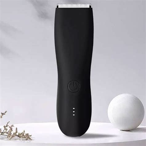 Electric Body Groomer Pubic Hair Trimmer For Men Balls Shaver Clipper