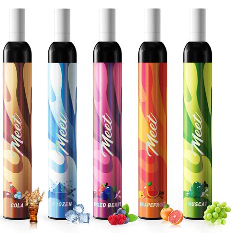 【楽天市場】電子タバコ 使い捨て Vape シーシャ 10000回使用可能 5風味セット 紙フィルター付き 電子vape 爆煙 水蒸気タバコ
