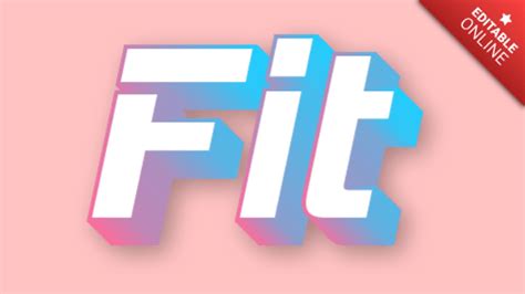 Fit Text Effect Generator