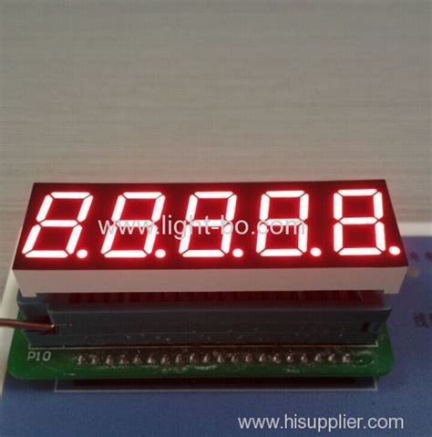 Common Anode Digit Segment Led Display Super Red For Digital Indicator Manufacturers