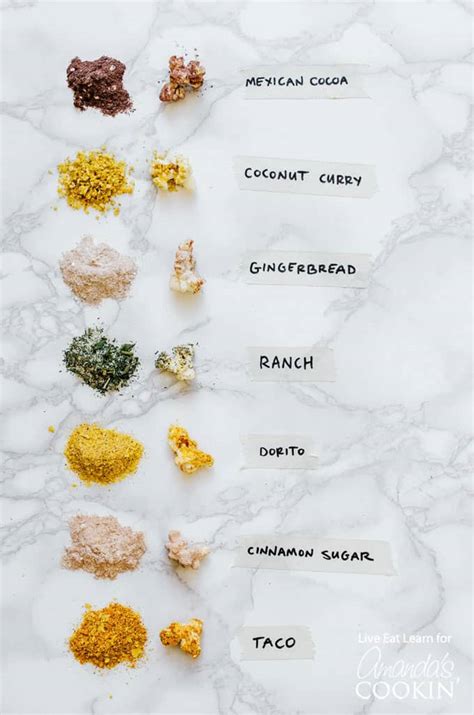 How To Make Popcorn Seasonings Make 7 Different Types Of Seasonings
