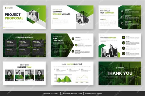 Premium Vector Business Presentation Slides Template Design Use For Modern Presentation