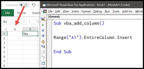 Vba Insert Column Single And Multiple