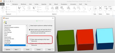 Model Color Workplanes And Layers Are Missing In Step File Export In Powershape