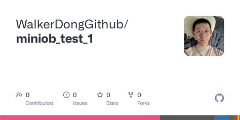 github walkerdonggithub miniob test 1