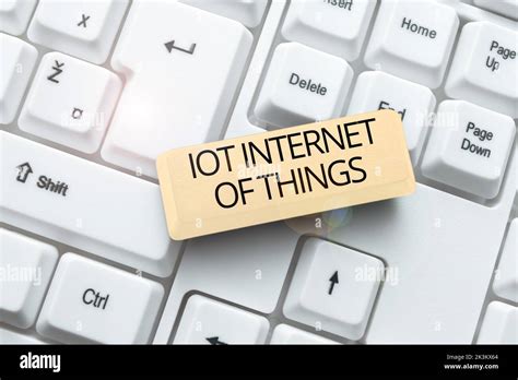 Conceptual Display Iot Internet Of Things Internet Concept Network Of Physical Devices Send And