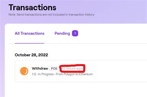 Ive Had A Transaction Stuck In The Polygon Bridge For More Than 12 Hours Whats Goin On Here