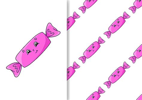 Chocolate Cartoon Cute Pattern Cute Clipart Chocolate Clipart