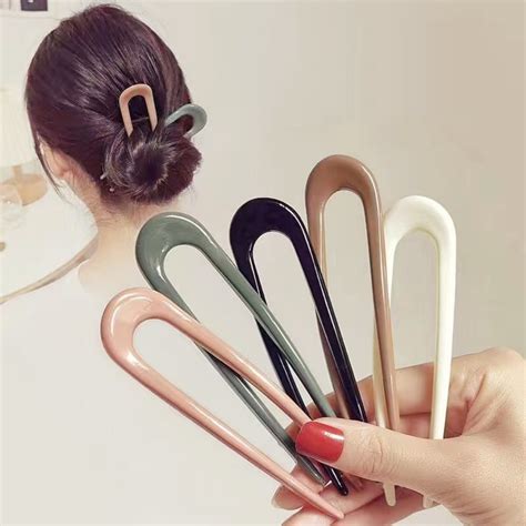 즐거운상점 일본비녀 U자비녀 유자 중전 한복 프랑스 중국 올림머리