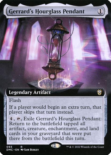 Gerrards Hourglass Pendant · Dominaria United Commander Dmc 93