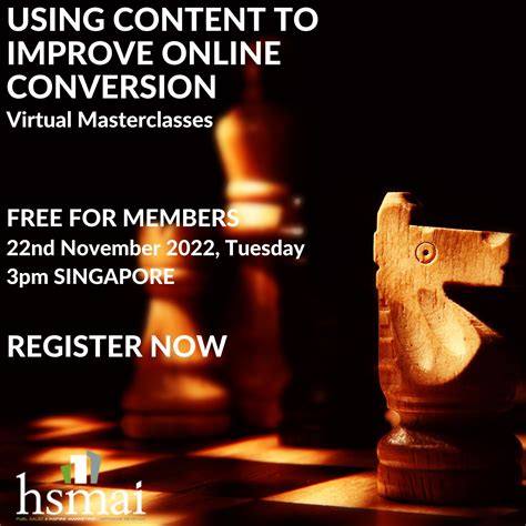 Masterclass Using Content To Improve Online Conversion Hsmai Global