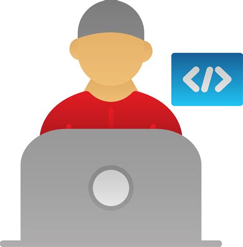 Programmer Vector Icon Design Vector Art At Vecteezy