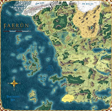 Sword Coast Map By Rav3l2 On Deviantart