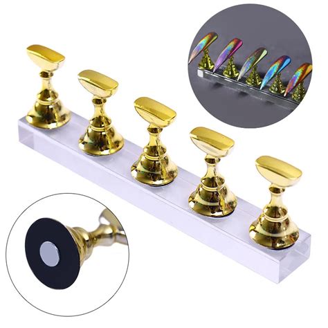 Buy Nail Art Practice Display Stand False Nail Tip