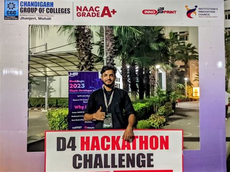 Aman Raj On Linkedin Hackathon Innovation Cgcjhanjeri