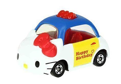 【震撼精品百貨】 Tomica多美~dream Tomica 夢幻小汽車 凱蒂貓小汽車 40周年限定款藍紅80633 其他玩具