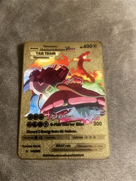Venusaur Charizard Blastoise Tag Team Gx