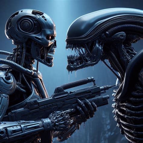 Terminator Vs Xenomorph 2 By Steveo Hart On Deviantart