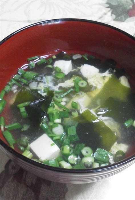 白だしで★簡単！豆腐と卵のお吸い物 By Karikarin 【クックパッド】 簡単おいしいみんなのレシピが357万品