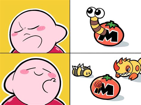 カービィ「カービィのいけるいけないの基準がよくわからん 」ddndnの漫画
