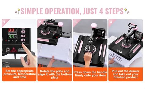 Vevor Heat Press Machine 15 X 15 Inch 5 In 1 Heat Transfer Machine