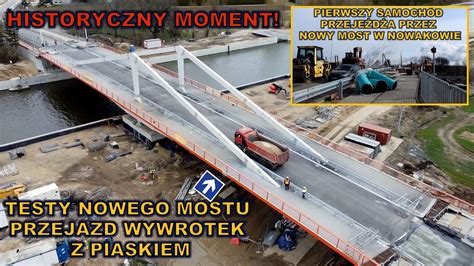 Przekop Mierzei Wiślanej 2 etap kto pierwszy przejechał przez nowy most