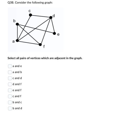 [solved] question 1 3 points q1b consider the following graph c d b course hero