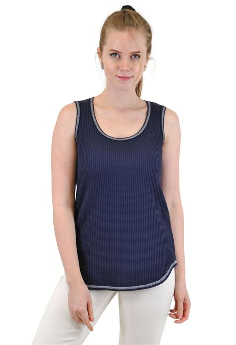 Contrast Stitch Tank Contrast Stitch Women Contrast