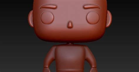 Male Funko Template By Krovark Download Free Stl Model