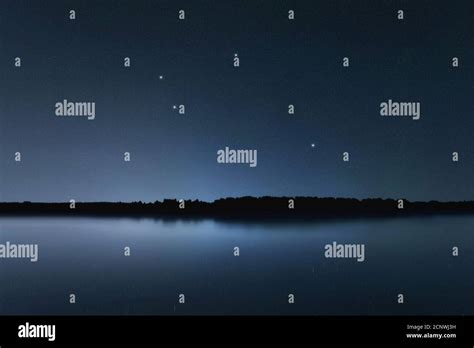 Sextans Star Constellation Night Sky Cluster Of Stars Deep Space