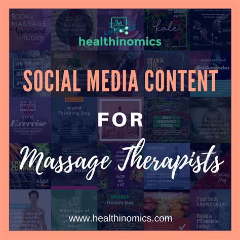 Healthinomics Ready Made Social Media Content For Massage Therapists