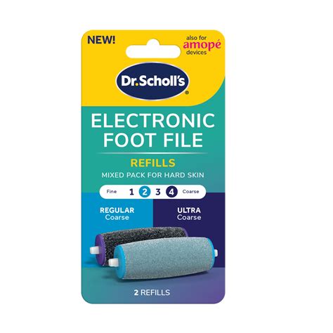 Dr Scholls® Electronic Foot File Refills 2 Count Ultra And Regular