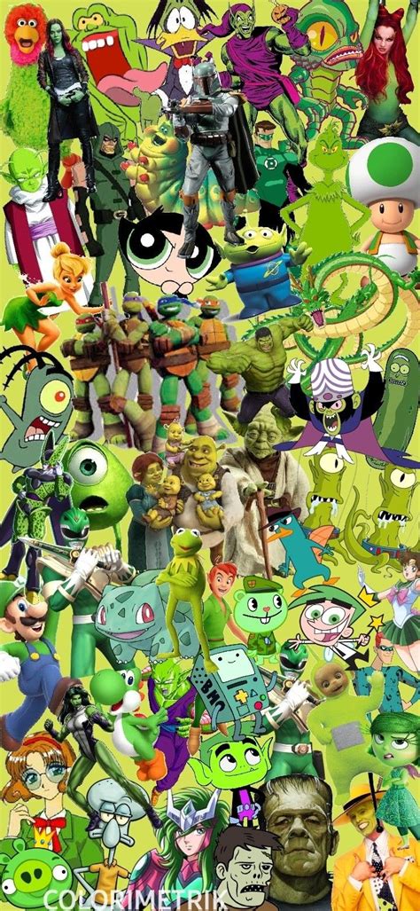Personajes Verdes De Disney