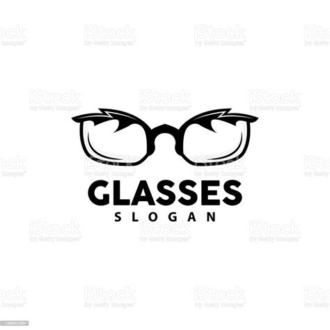 Glasses Icon Optic Fashion Vector Icon Illustration Template Simple