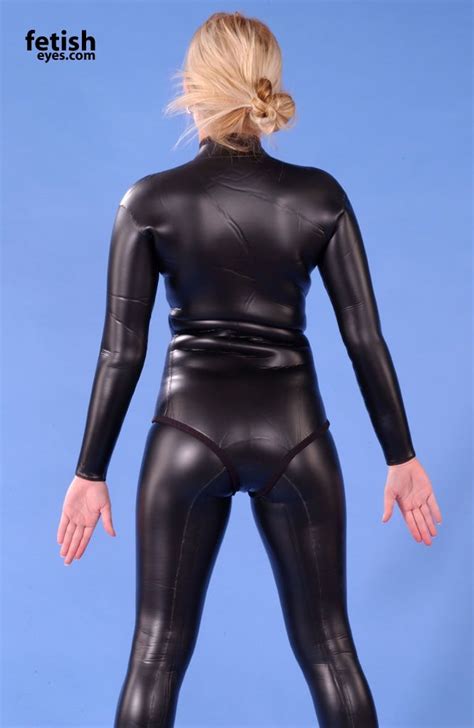 Womens Wetsuit Smooth Skin Neoprene Diving Leather Pants Suits