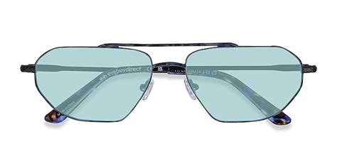 Viper Aviator Blue Tortoise Frame Prescription Sunglasses Eyebuydirect