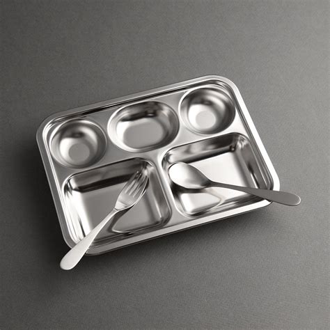 아동식판·식기세트 스테인리스 라운드 어린이 급식식판 오늘의집 쇼핑