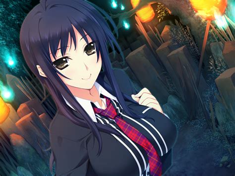 Black Hair Brown Eyes Game Cg Iizuki Tasuku Izumi Wakoto Lovely X