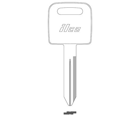 Ilco Key Freightliner 1588 Ilco