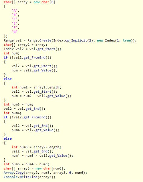 C 8 Slicing With Indexes And Ranges