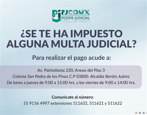 Multa Judicial Cdmx Formatos