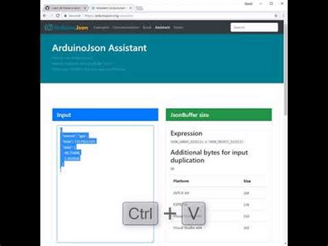 How To Use The ArduinoJson Assistant YouTube