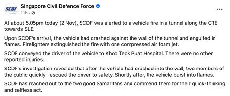 Car Bursts Into Flames After Crash In Cte Tunnel Driver Saved By 2 People