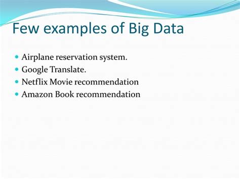 Big Data Introduction Ppt