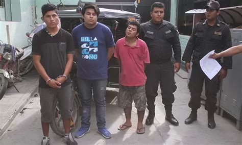 Chiclayo Capturan A 9 Presuntos Integrantes De Organización Criminal