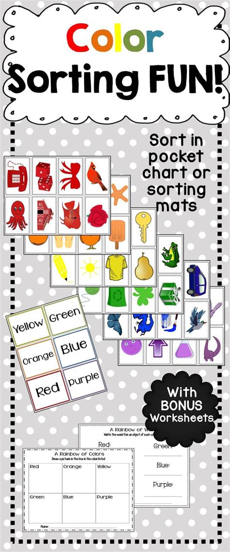 Color Sorting Game Special Education Classroom Classroom Activities Sorting Colors